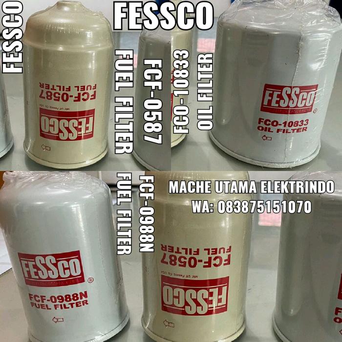 Jual FESSCO FILTER FUEL & OIL (FCF 0587, FCO 10833, FCF 0988N ...