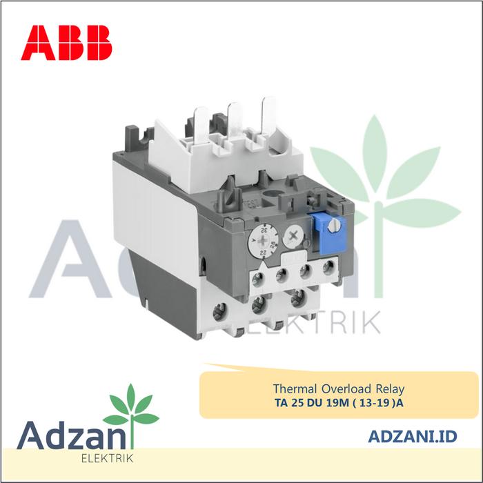 Jual [ABB] Thermal Overload TA25DU-19M (13-19A) 1SAZ211201R2047 TA 25 ...