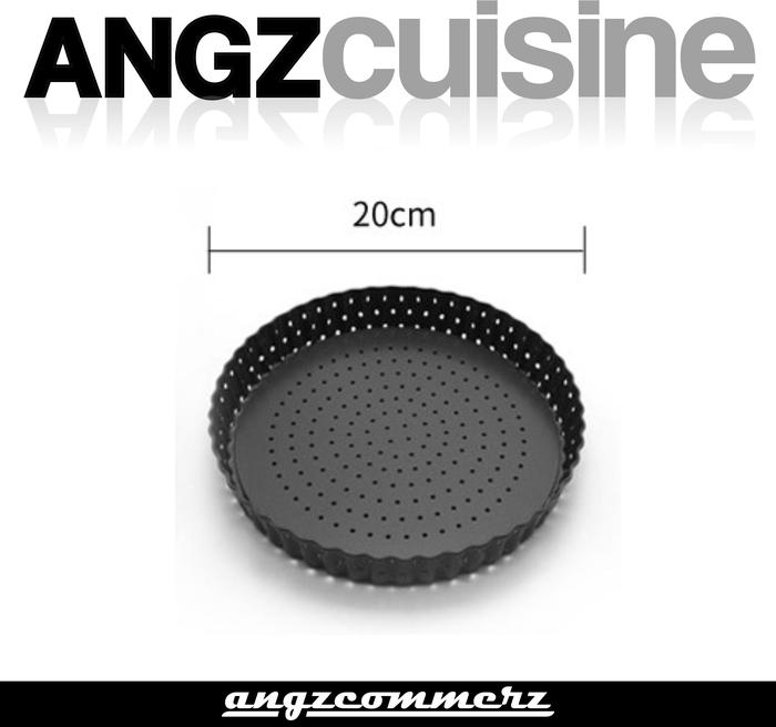Jual Perforated Pizza Pie Pan with removable bottom Loyang Bongkar ...