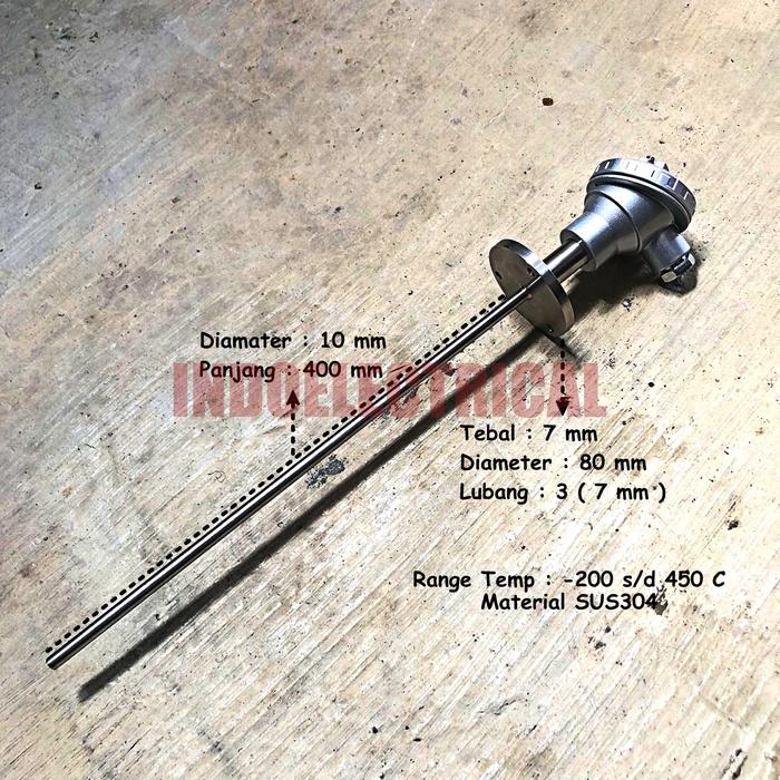 Jual RTD PT100 WITH FLANGE 80 MM - Kab. Sidoarjo - IndoElectrical ...