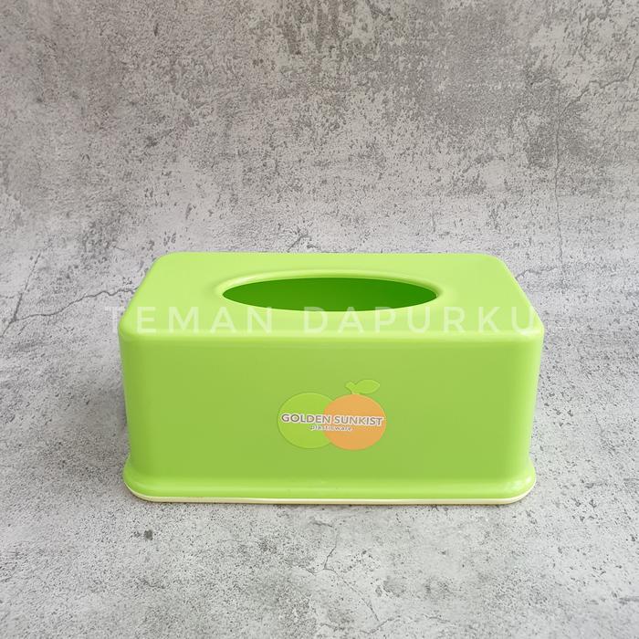 Jual Tempat Tissue Hijau / Kotak Tisu Plastik (TT 1033) - Golden ...