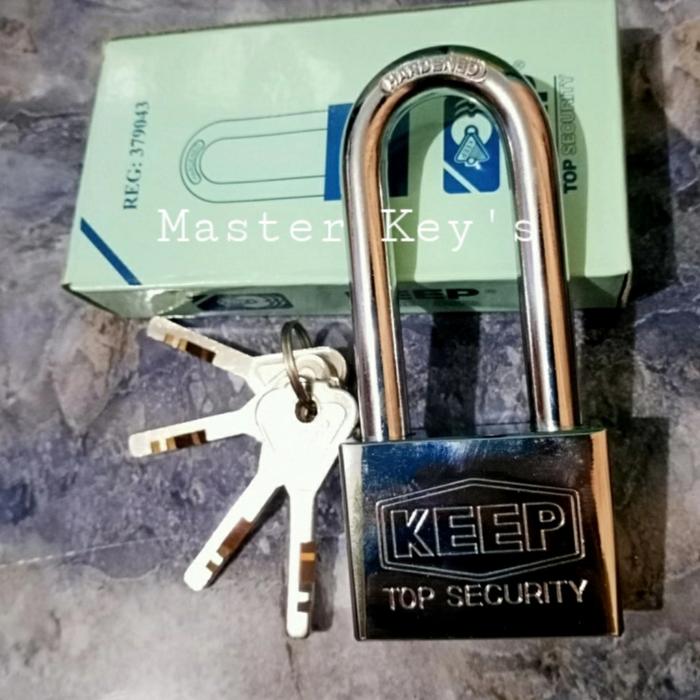Jual Gembok KEEP Top Security leher Panjang / long 50mm - Jakarta Pusat ...