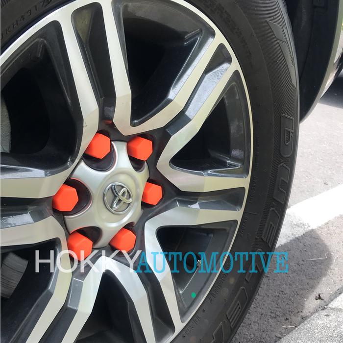 Jual penutup baut roda mobil variasi uk 19mm 21mm / wheel cover hub ...