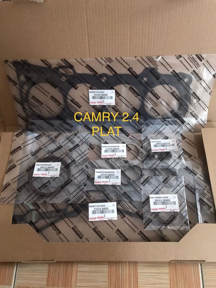 Jual PACKING SET TOYOTA CAMRY HARRIER ALPHARD 2.4CC BAHAN PLAT ATAU ...