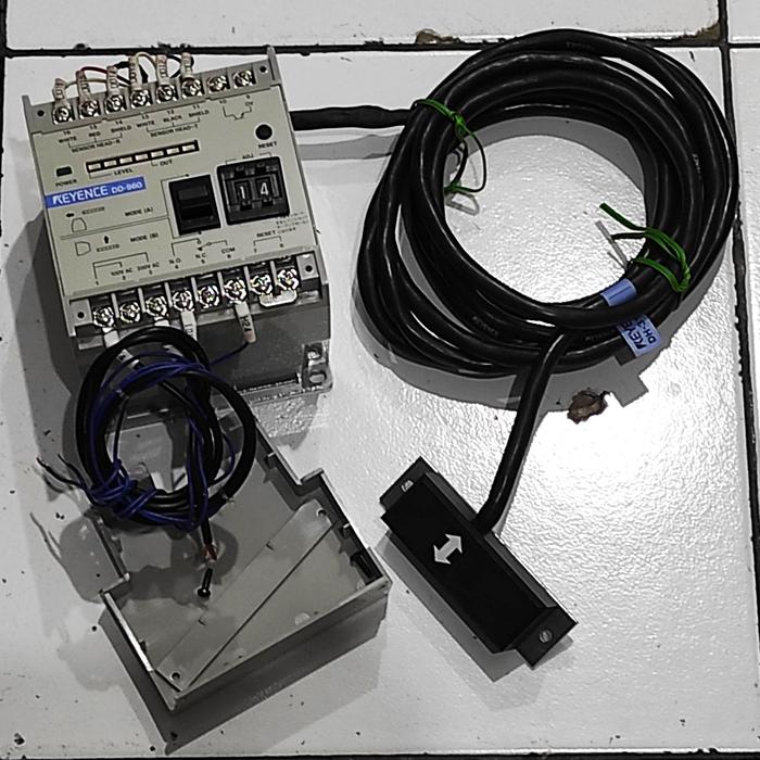 Jual Keyence Double sheet detector sensor DD-960 head DH-314 eks mesin ...
