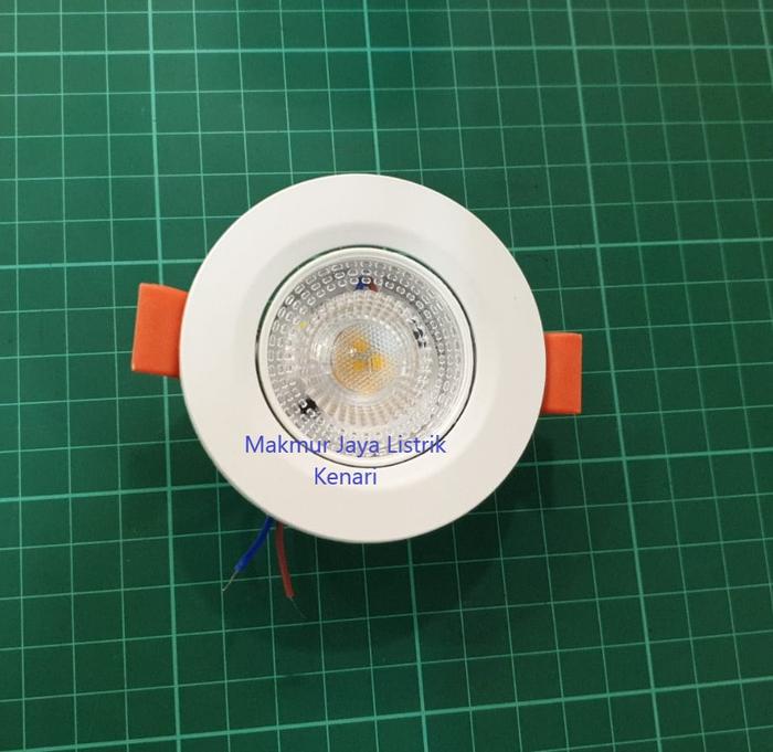 Jual Downlight Spotlight LED/Spotlight COB 3 Watt 3w Putih 4000K Warm ...