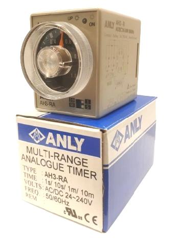 Jual AH3-RA AC/DC 24-24OV - MULTI RANGE ANALOG TIMER 1s/10s/1m/10m ...