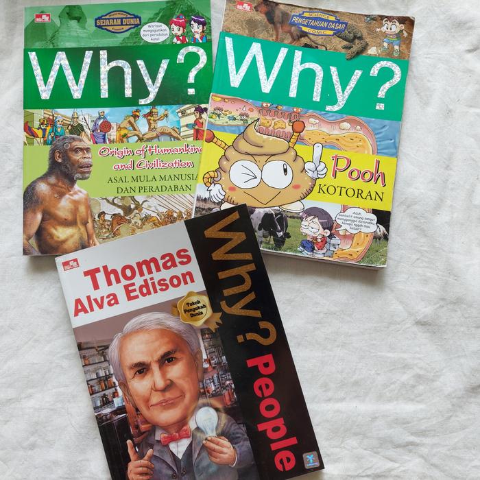 Jual Seri Why? Pengetahuan Dasar Science Comic Komik Pengetahuan Why ...