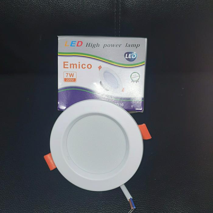 Jual LAMPU DOWNLIGHT LED PLAFON 3WATT 7WATT ASLI FULL TERANG 3W 7W ...