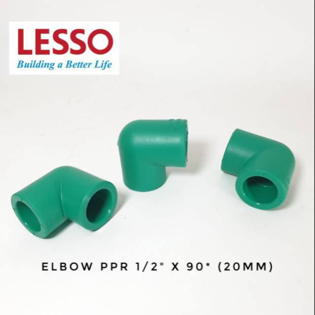 Jual Elbow ppr fitting Lesso 1/2inch/20mm - Jakarta Pusat - afkar ...