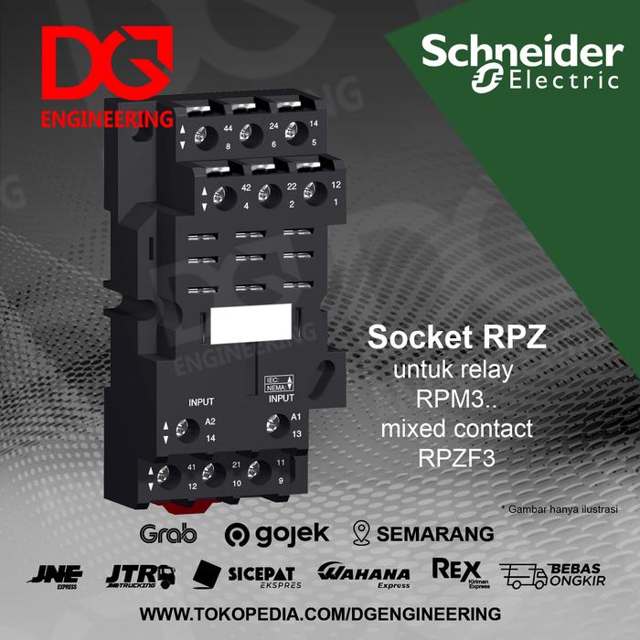 Jual Schneider Socket Untuk Type Relay RPM3*** RPZF3 - Kota Semarang ...