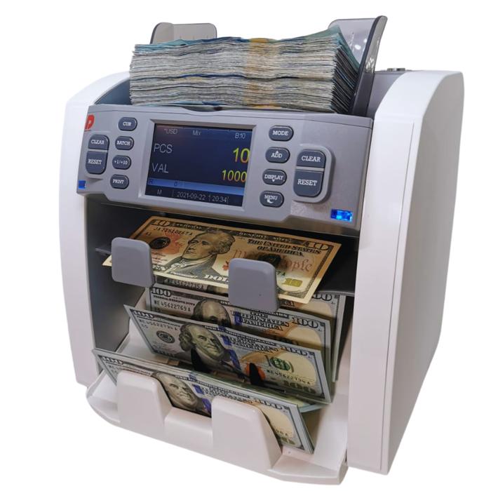 Mesin Hitung & Deteksi Uang IDR & Valas Double Power DP-8122 2 Pocket ...