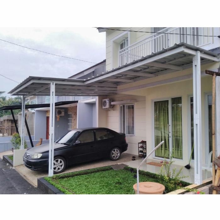 Jual kanopi spandek/canopy baja ringan, kanopi garasi mobil - Kota ...