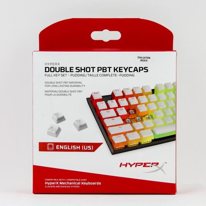 Jual Hyper X Double Shot PBT Keycaps |White|English (US) - Jakarta ...