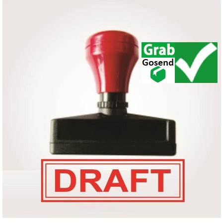 Jual Stempel DRAFT Warna Otomatis Flash - Jakarta Utara - Pelangi Stamp ...