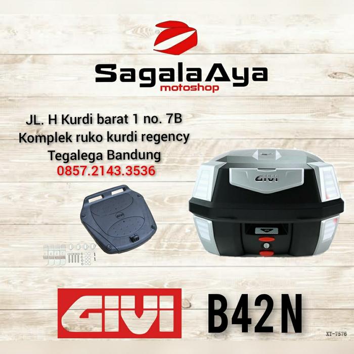 Jual Givi B42 Antartica Box motor terbaru B42N Touring adventure xmax nmax - Kota Bandung ...