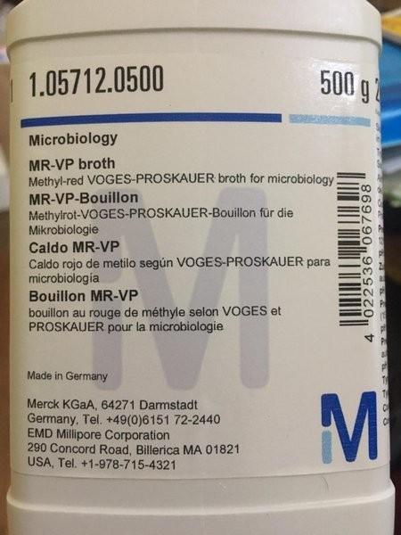 Jual MR-VP broth Methyl-red VOGES-PROSKAUER for microbiology MERCK 1. ...