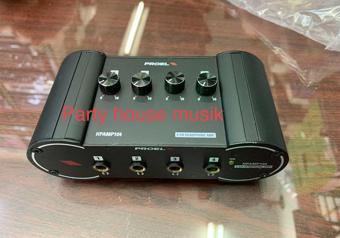 Jual Proel headphone amplifier hp amp 104 . 4 channel headphone ampli ...