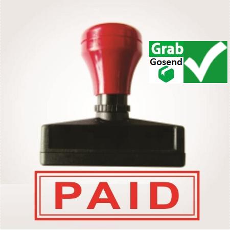 Jual Stempel PAID Warna Otomatis Flash - Jakarta Utara - Pelangi stamp ...