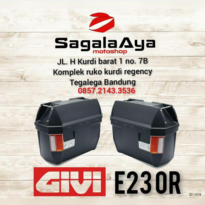 Promo side box motor Givi E23 OR NS SB E 23 panier CB vixion verza ...