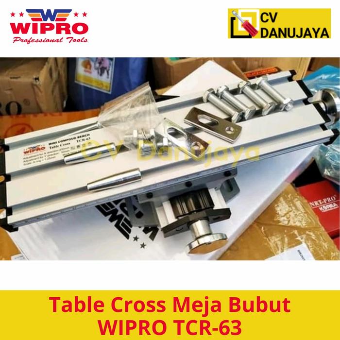 Jual Meja Dudukan Mesin Bubut Miling Table Cross Aluminium WIPRO TCR-63 ...