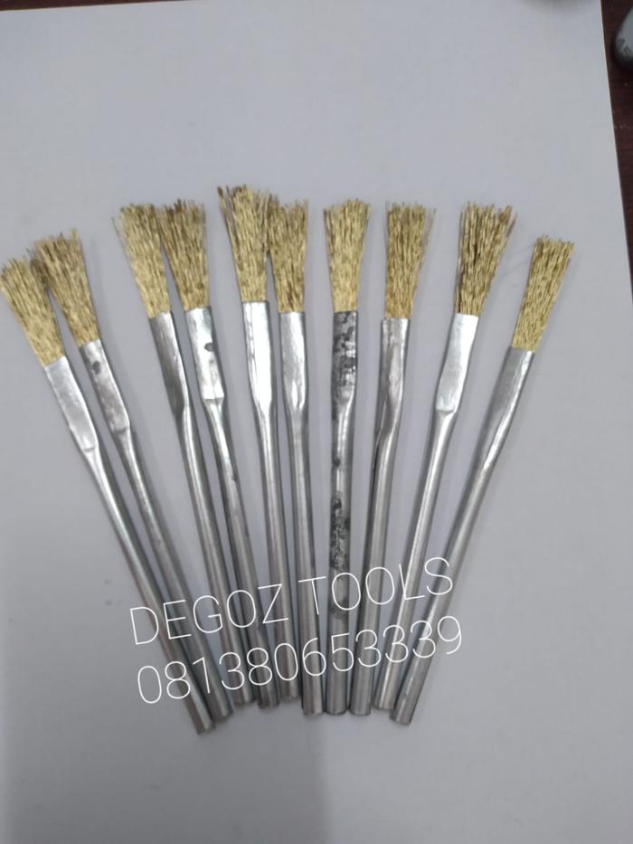 Jual Kuas Sikat Kawat Mesin Bor Kuningan Besi Mini Kecil / Wire Brush ...