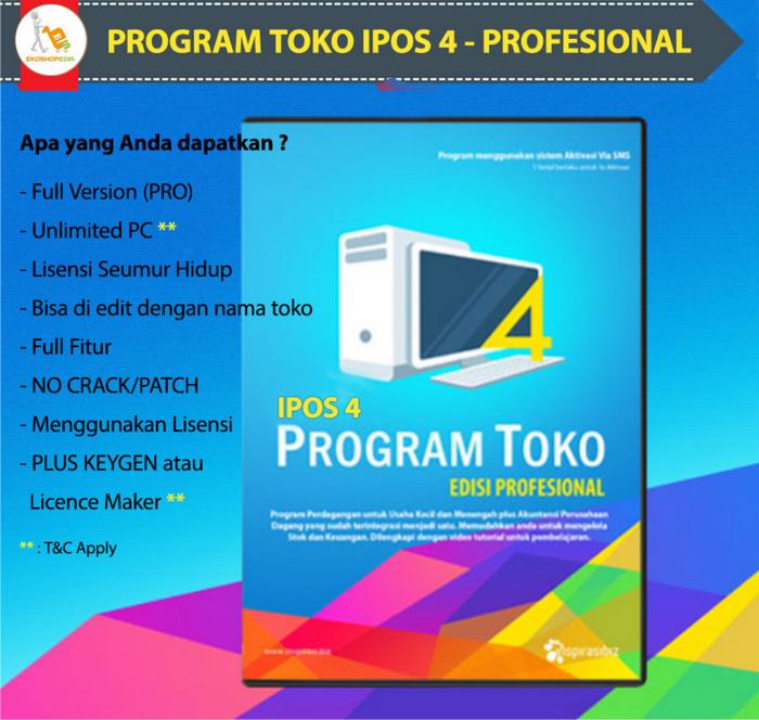 Jual Program Kasir Toko IPOS 4 - Pro & Full Version - License 1 PC, DOKUMEN - Kota Palembang ...
