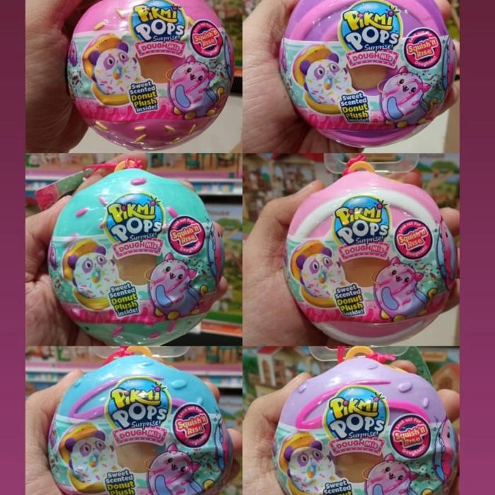 Jual Pikmi Pops Surprise Original Dough Mis Donut Plush Moose Toys ...
