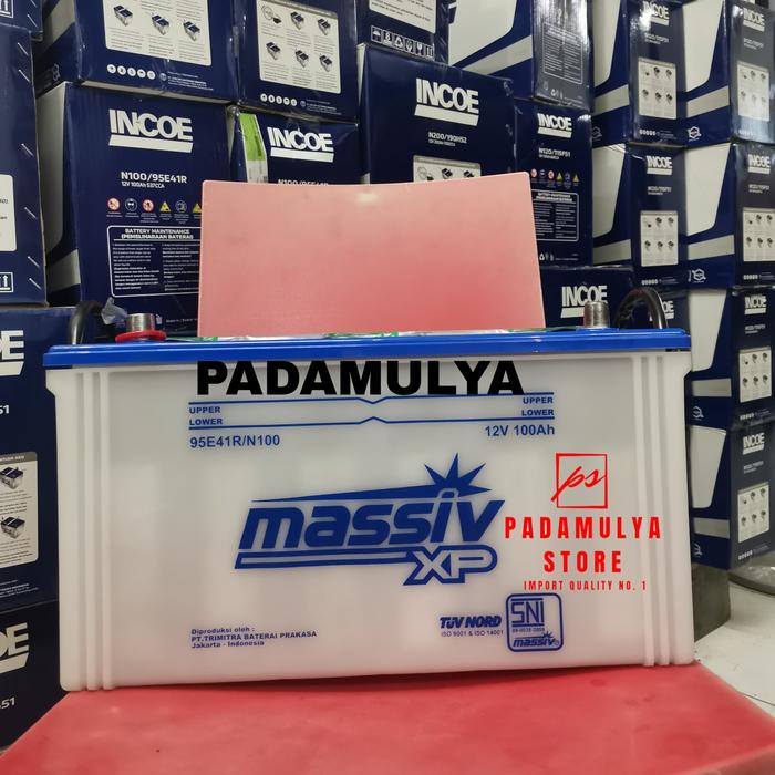 Jual Aki Basah Massiv XP N100 12V 100Ah 95E41R Battery Genset Kapal Truck - Jakarta Barat ...