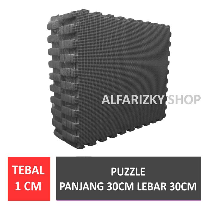 Jual PUZZLE EVAMAT MATRAS TIKAR KARPET 30x30x1 MEREK ECOMAT HITAM ...