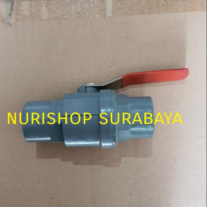 Jual Ballvalve gagang besi 3/4 / Ball valve/ Stop Kran pvc gagang besi 3/4" - Kota Surabaya ...