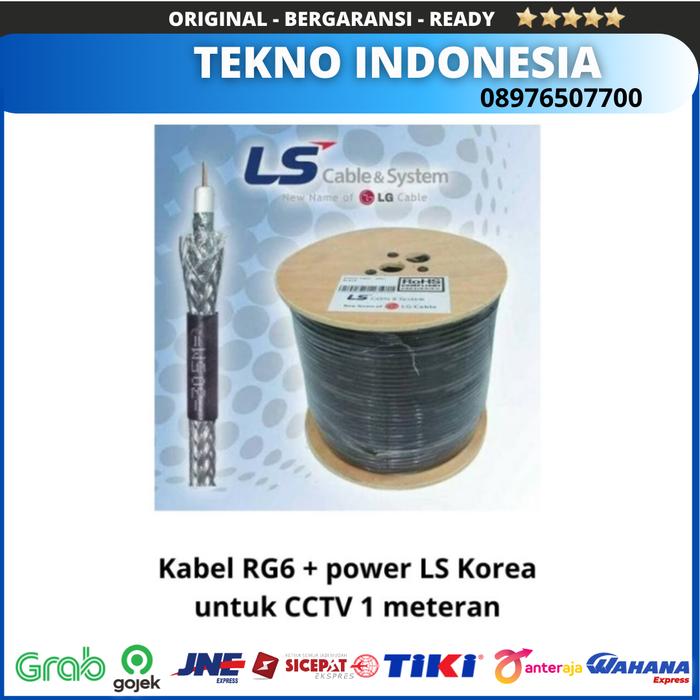 Jual Kabel RG6 + power LS Korea untuk CCTV 1 meteran - Kota Semarang ...