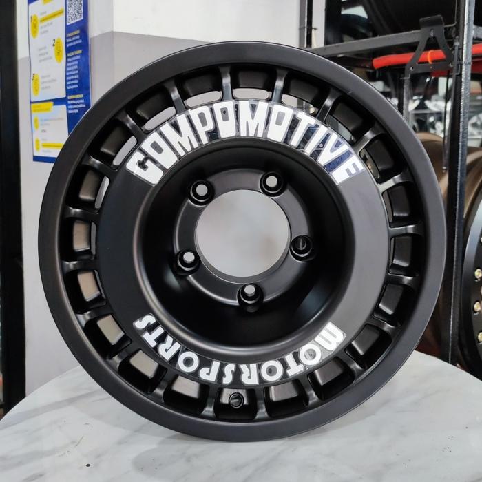 Jual Velg Compomotive Rally Ring 15 Jimny Katana Taft Jeep CJ7 Escudo ...