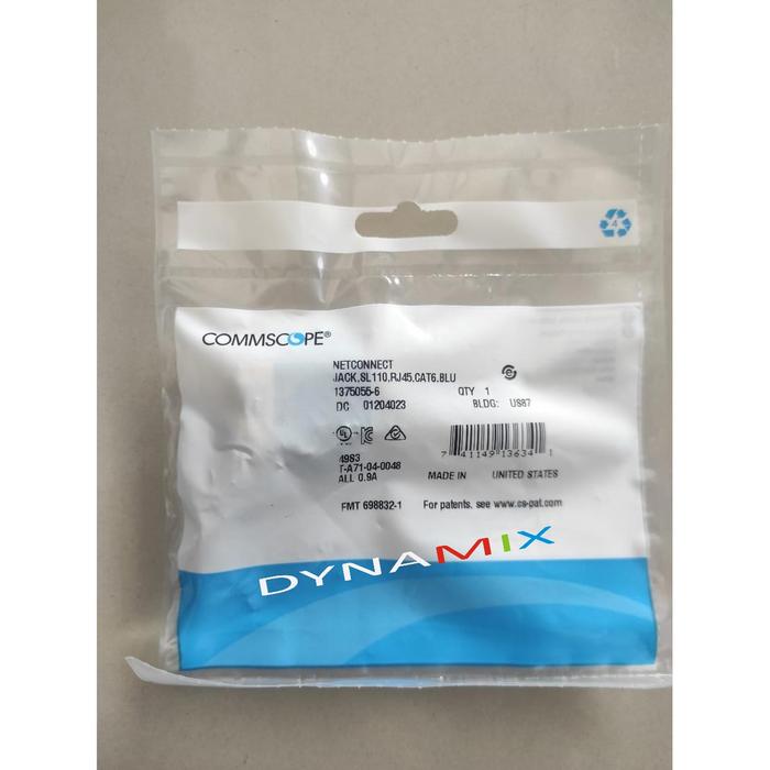 Jual COMMSCOPE AMP Modular Jack RJ45 Cat.6 SL Series Original - Kota ...