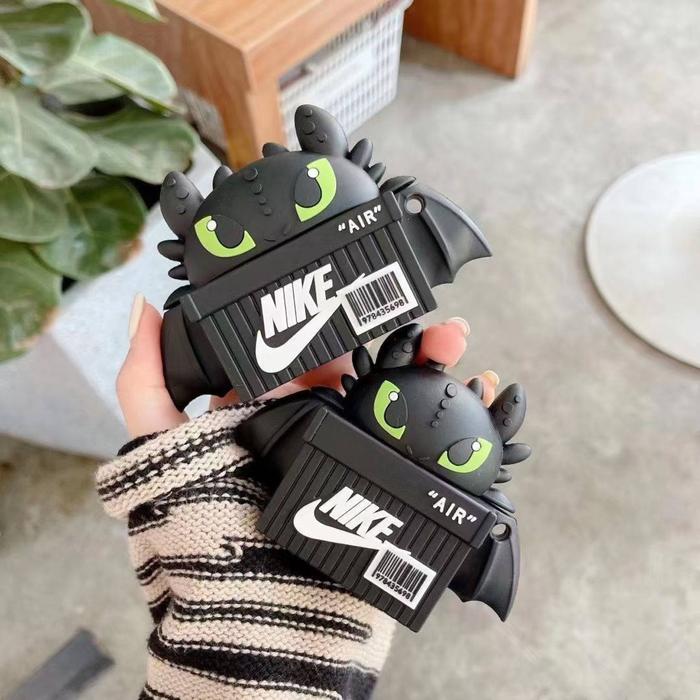 Jual AIRPODS CASE GEN 1 / 2 NIKE TOOTHLESS DRAGON LUCU CASING UNIK ...