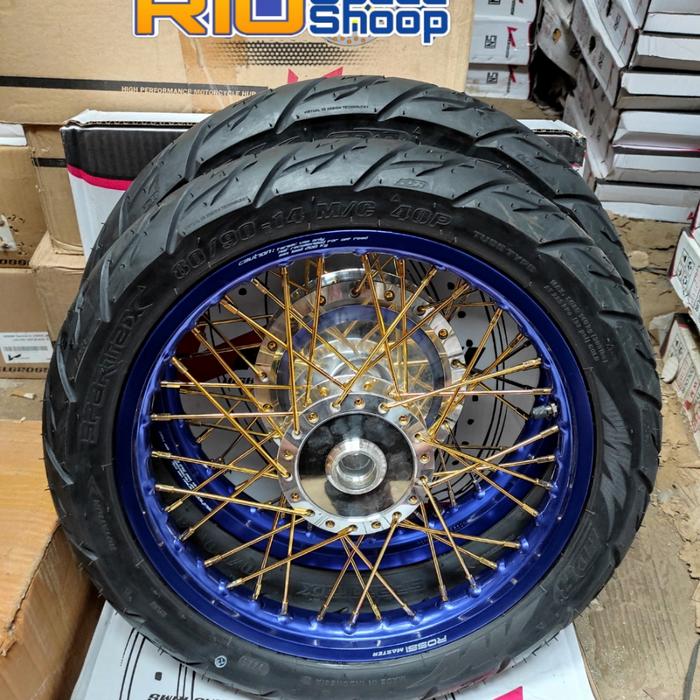 Jual Velg jari jari Ruji Ring 14 Vario Beat Scoopy Genio Spacy Plus Ban ...