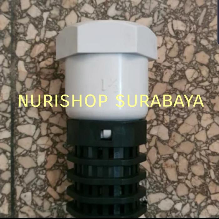 Jual Foot Valve 1 1/2 inch Foot Klep Tosen Tusen Klep 1 1/2" PVC ...