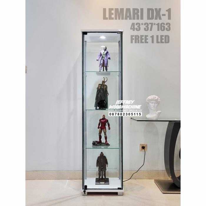 Jual LEMARI RAK KACA HOT TOYS HOTTOYS MAINAN ACTION FIGURE 1 PINTU DX1 ...