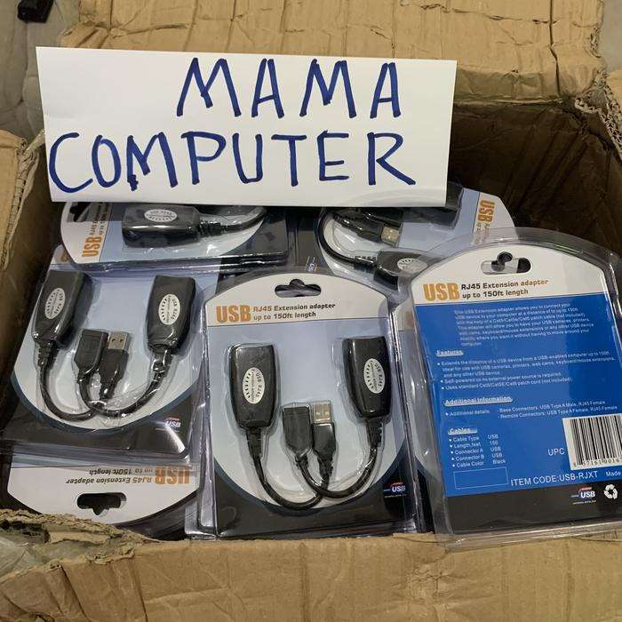 Jual Usb Extender LAN 150 Feets (45meter) by UTP cable / RJ45 - Kota ...