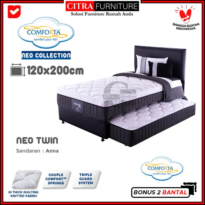 Promo Comforta Spring bed Super Fit 2in1 Neo Twin Bed 120-Kasur Sorong ...