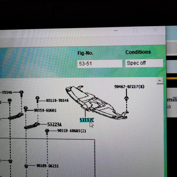 Jual Grille Radiator Atas Toyota Fortuner VRZ SRZ 2021 Original Toyota ...