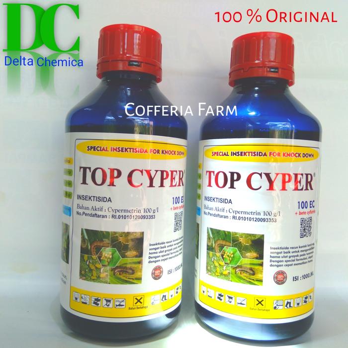 Jual INSEKTISIDA TOP CYPER 100 EC 1 Ltr insektisida sistemik kualitas ...