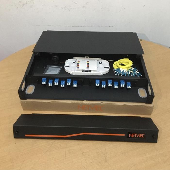 Jual NETVIEL OTB Rackmount 16 port LC Singlemode + LC Pigtail - Jakarta ...
