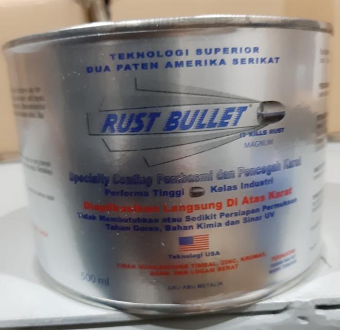 Jual Rust Bullet 500 ml cat anti karat, Cat Tahan Panas 500ml, Tahan ...