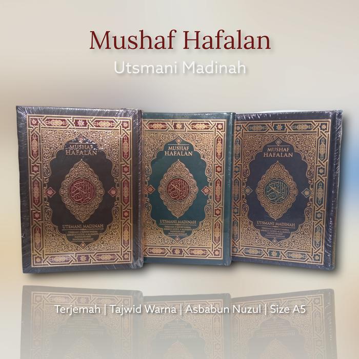 Jual Mushaf Hafalan Rasmul Utsmani Madinah A5 Terjemah Tajwid Warna ...