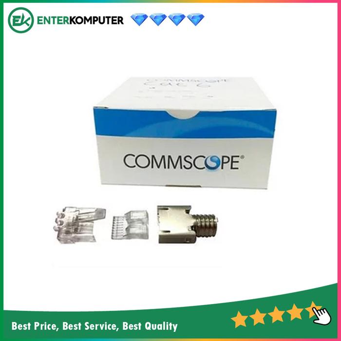 Promo CommScope Connector RJ45 UTP Cat.6 (100 Pieces) - Part No ...