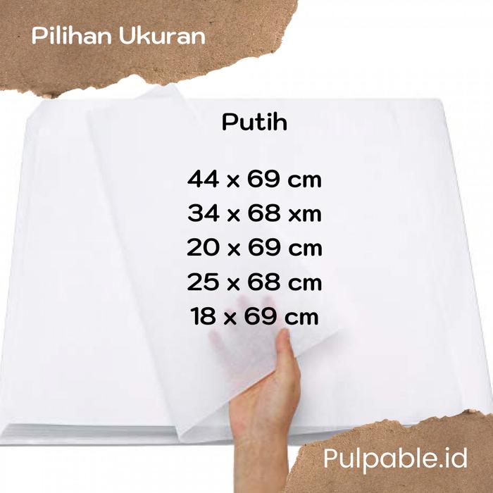 Jual Kertas doorslag / Tissue paper / Wrapping paper per 100 pcs ...