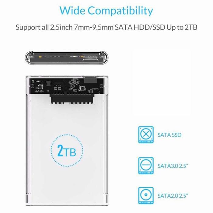 Jual Hdd Ssd Inclosure 2.5 Inch Usb 3.0-converter Hdd Internal To ...