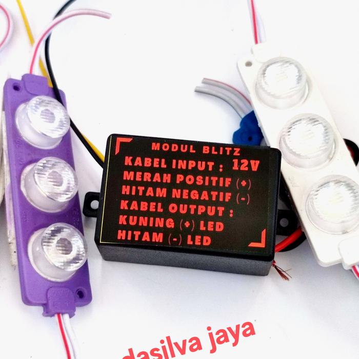 Jual MODUL LAMPU LED KILAT/BLITZ PESAWAT +LED 3 MATA PUTIH - Kab. Tuban ...