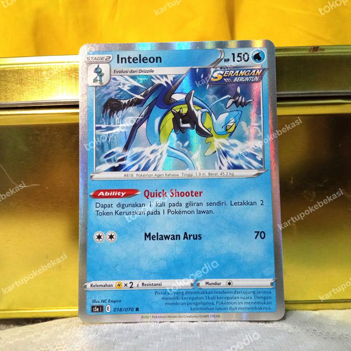 Jual Inteleon R foil S5a 018/070 kartu pokemon TCG Indonesia - Kota Bekasi - kartupokebekasi ...